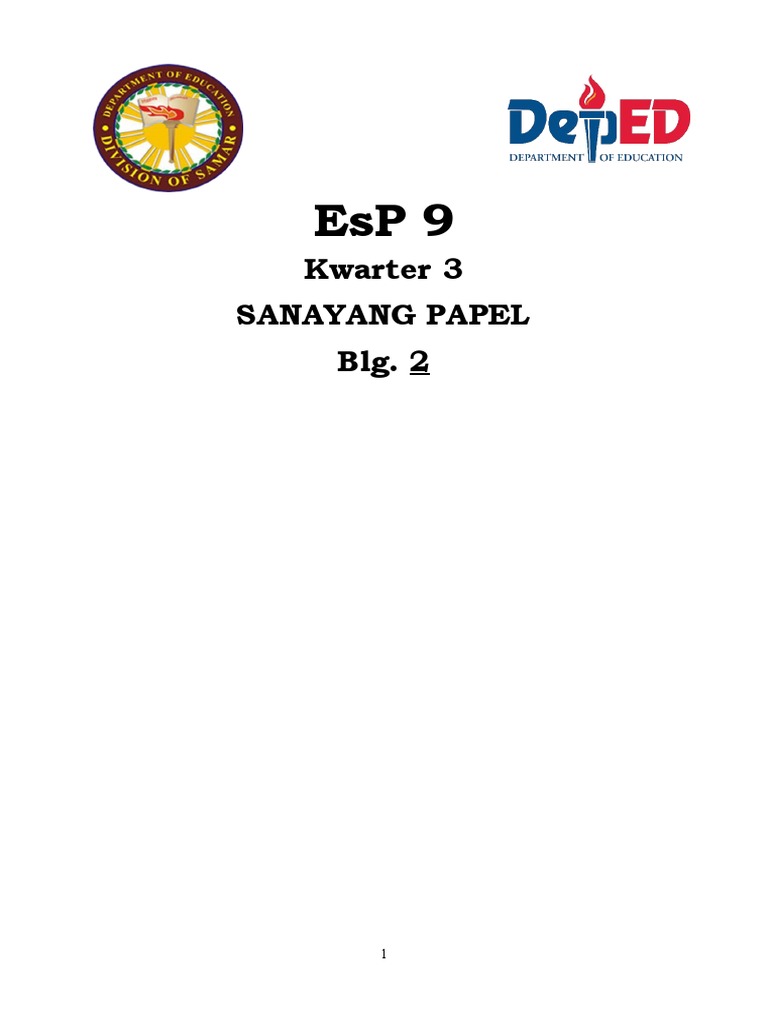 Esp9 Q3 Week2 D.b.loyola | PDF