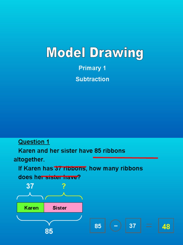 P1 Model Drawing (Subtract) | PDF