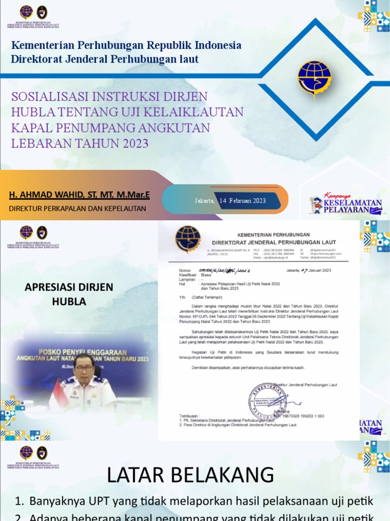 Sosialisasi Instruksi Dirjen Uji Petik Angleb 2023 Rev | PDF Sosialisasi Instruksi Dirjen Uji Petik Angleb 2023 Rev | PDF