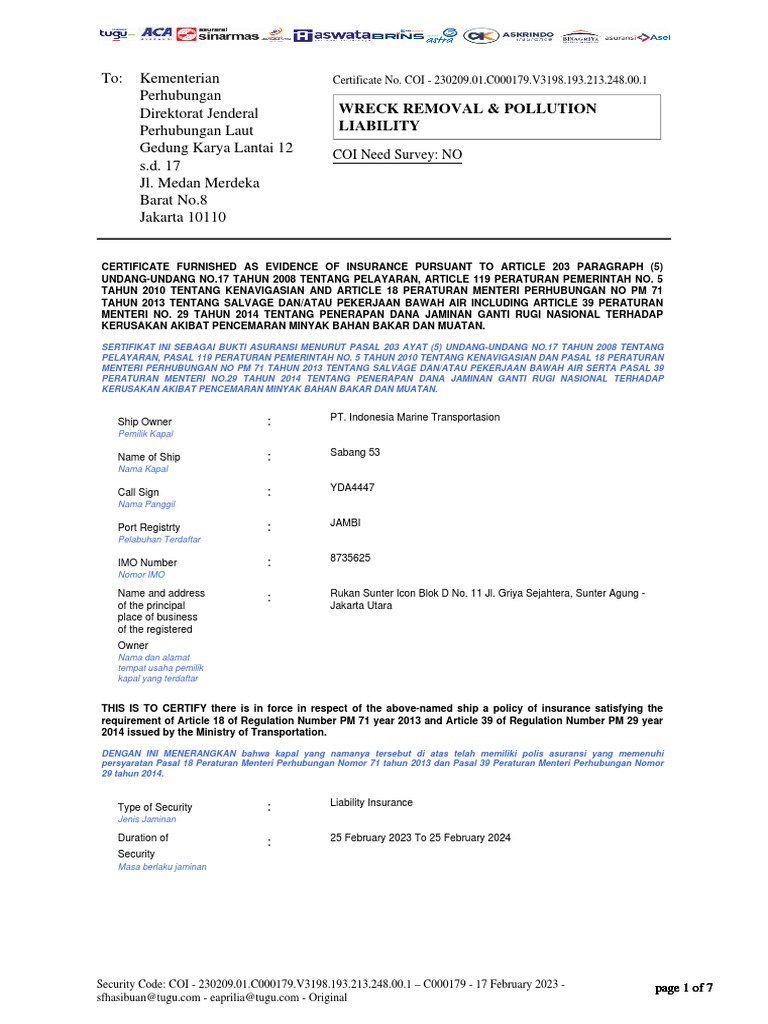 Sample Coi WR + PL | PDF