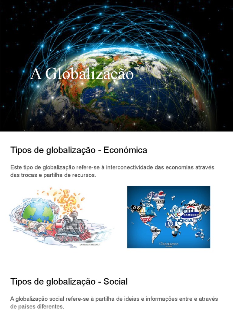 Globalização História | PDF | Globalização | Os Estados Unidos