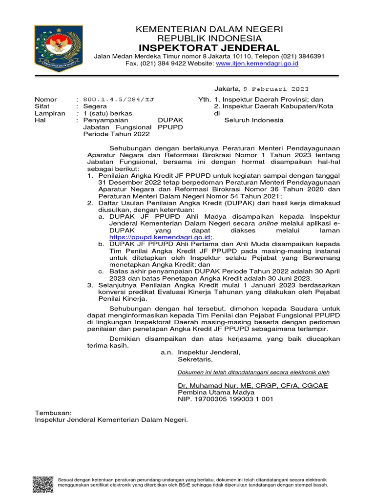 Se Dupak Tahun 2022 | PDF