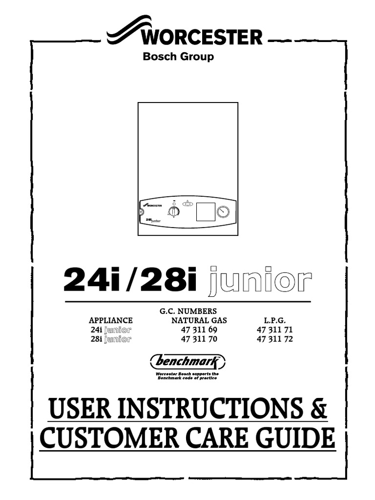Worcester 24i Junior | PDF | Thermostat | Water Heating