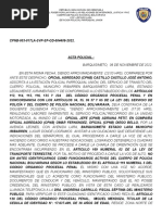 Modelos de Actas Policiales | PDF