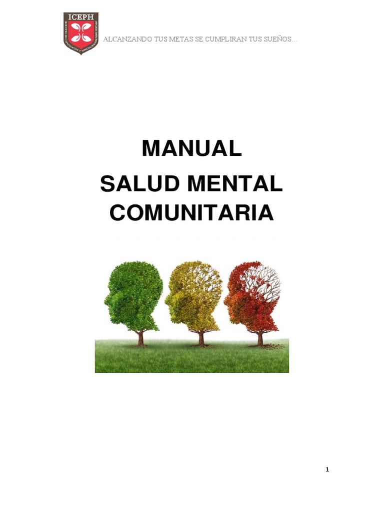 Salud Mental Comunitaria | PDF | Salud mental | Trastorno mental
