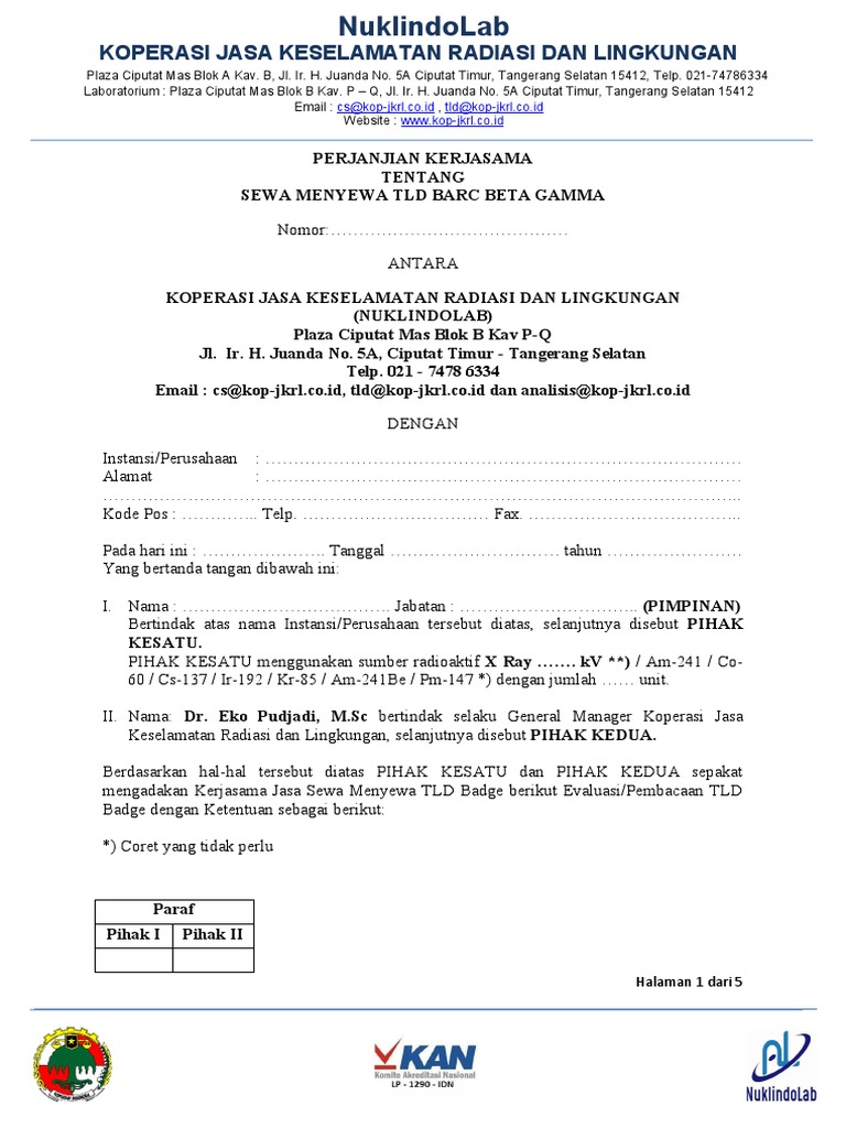 MoU Sewa TLD BARC Rev Feb2022 | PDF