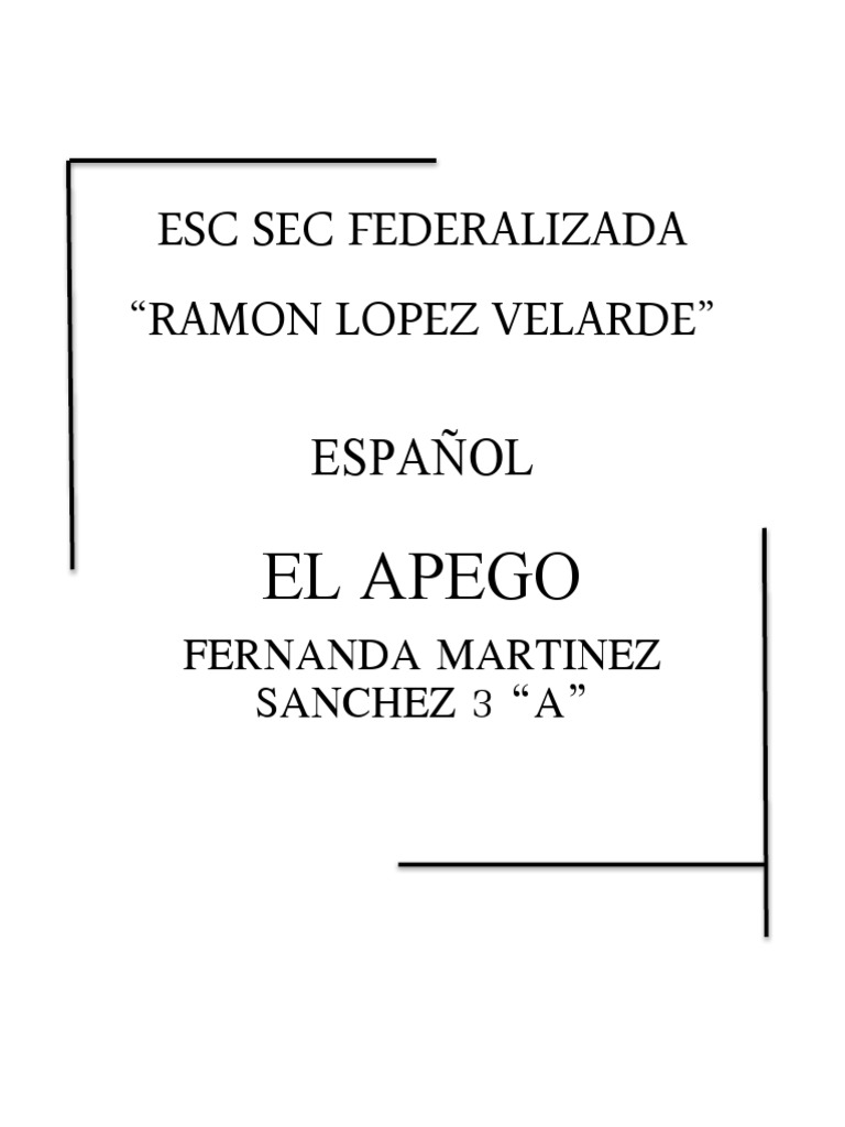 Ensayo EL APEGO | PDF | Teoría de apego | Las emociones