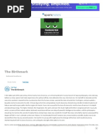 The Birthmark-Nathaniel Hawthorne | PDF
