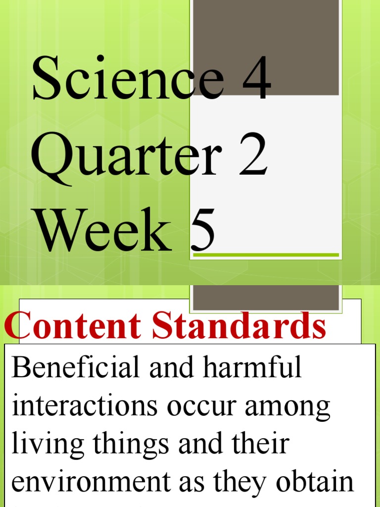 COT Presentation Grade 4 Q2 Science | PDF | Water | Habitat