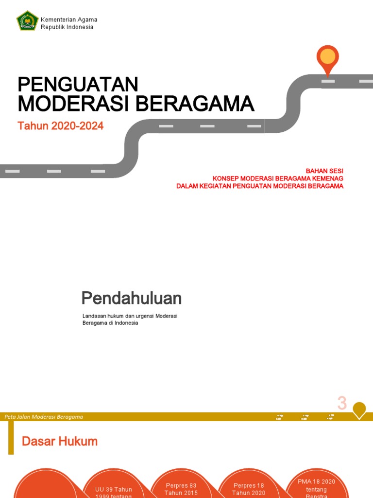 Sesi 7. Konsep Moderasi Beragama Kemenag RI | PDF