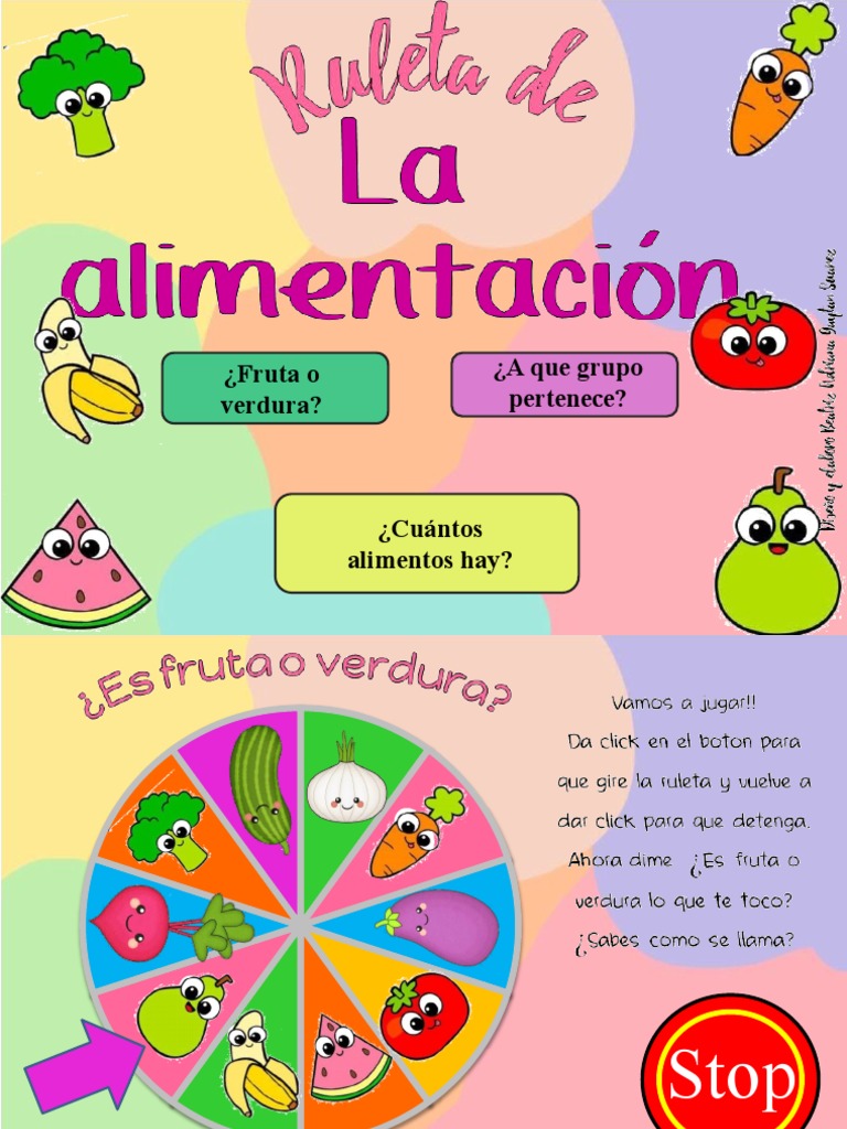 Ruleta de Los Alimentos | PDF