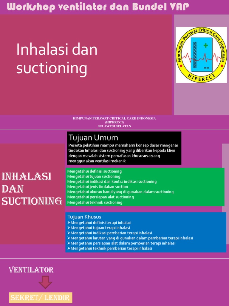 Suctioning Dan Inhalasi | PDF