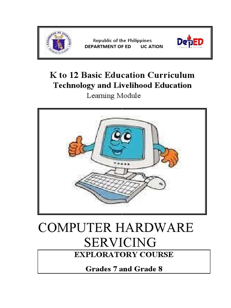K To 12 PC Hardware Servicing Learning Module | PDF | Electrostatic ...