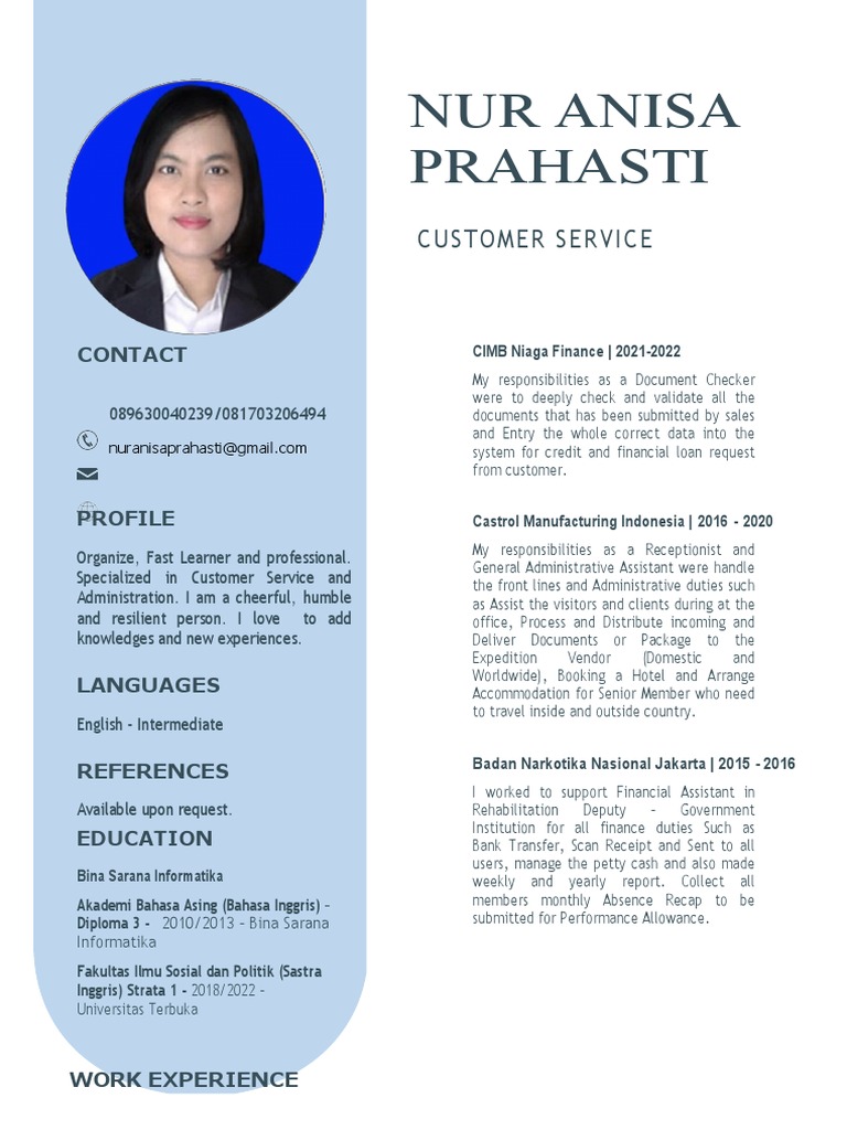 CV Nur Anisa Prahasti - Feb 2023 | PDF | Economies | Business