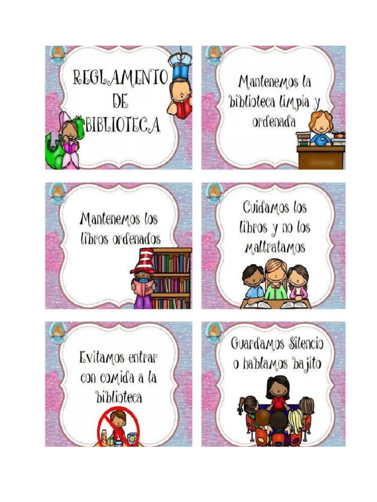 Reglas de La Biblioteca | PDF