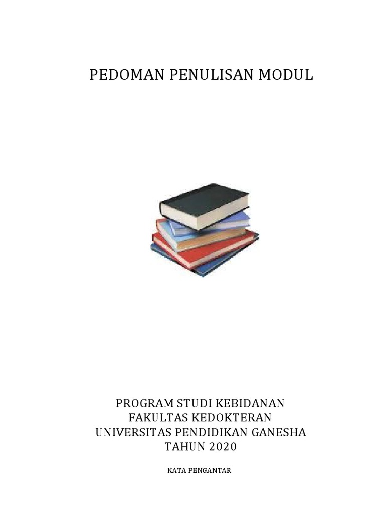 Pedoman Penulisan Modul d3 Kebidanan | PDF