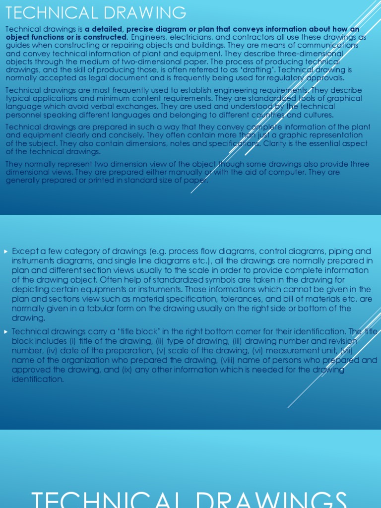 A Comprehensive Guide to Understanding Technical Drawings | PDF ...
