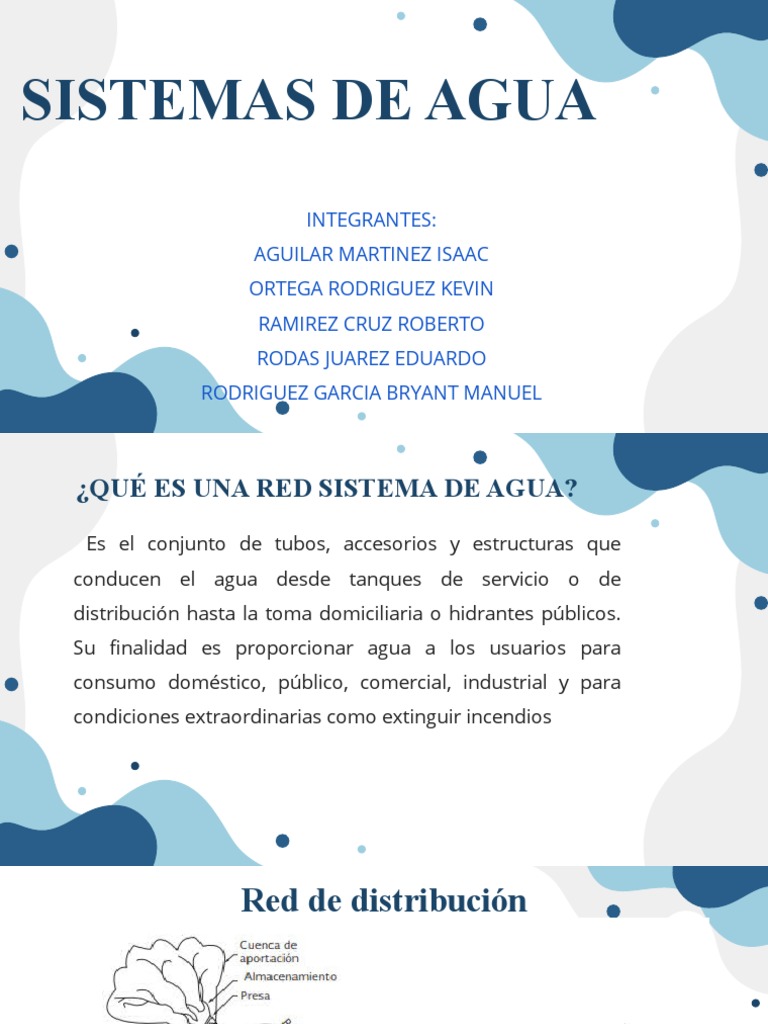 Sistemas de Agua | PDF | Tubería (transporte de fluidos) | Agua