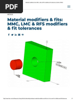 GD&T Basics, MMC, LMC and RFS Tables | PDF | Engineering Tolerance ...