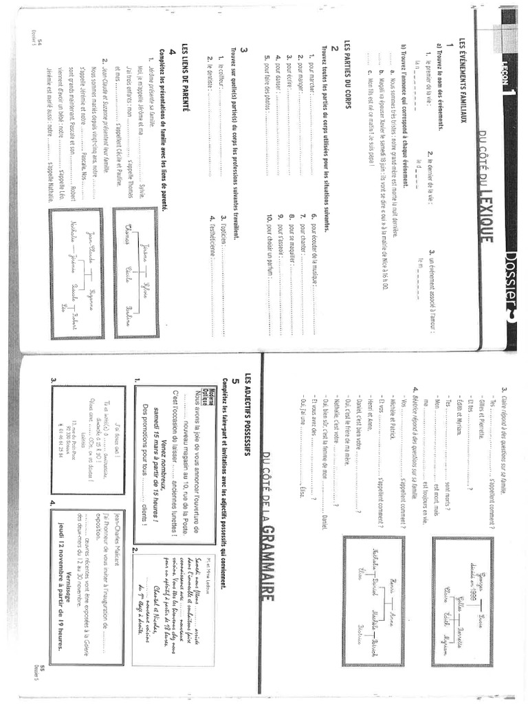 Cahier Des Exercices | PDF