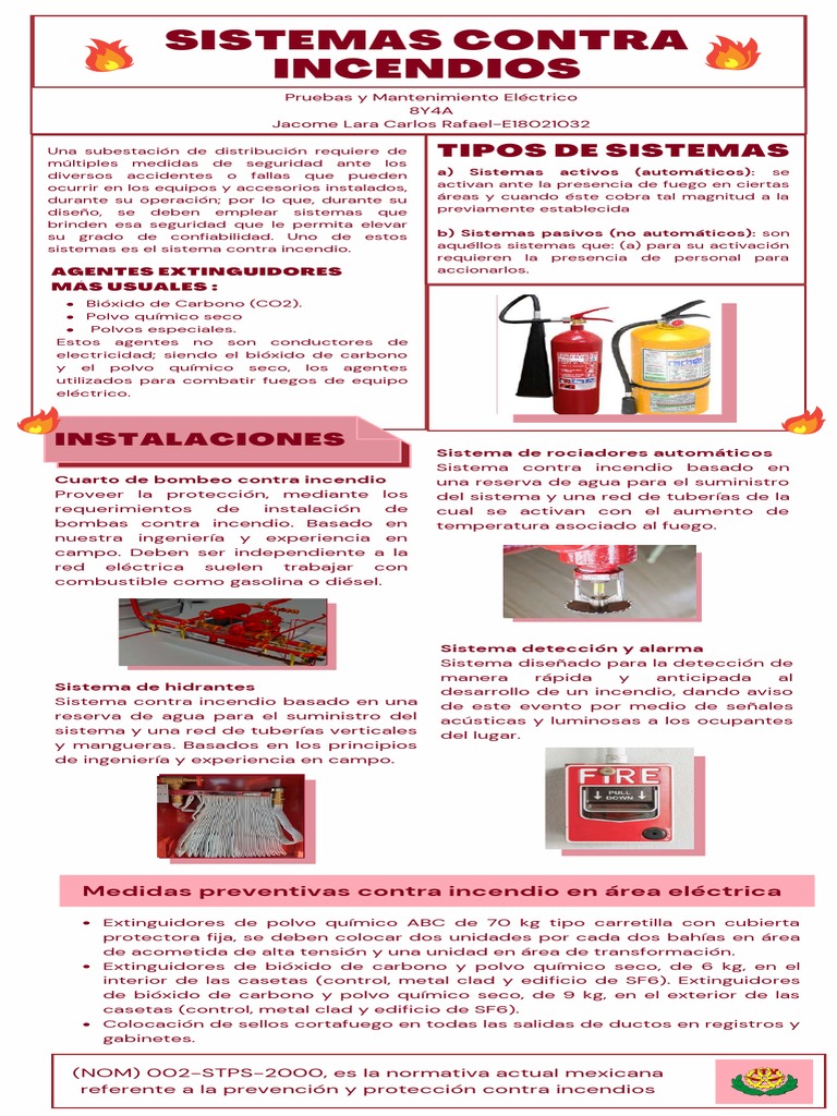 6.0 Sistema Contra Incendios | PDF | Ingenieria Eléctrica | Ciencias fisicas