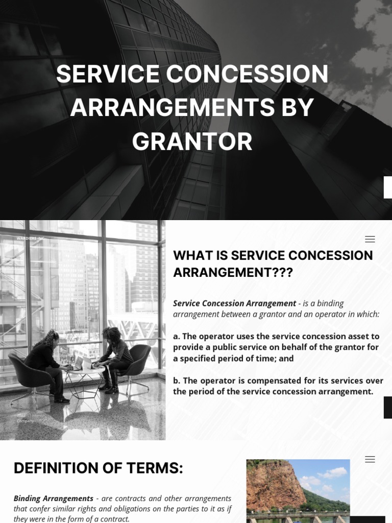 Service Concession Agreement by Grantor | PDF | Money | Business Economics
