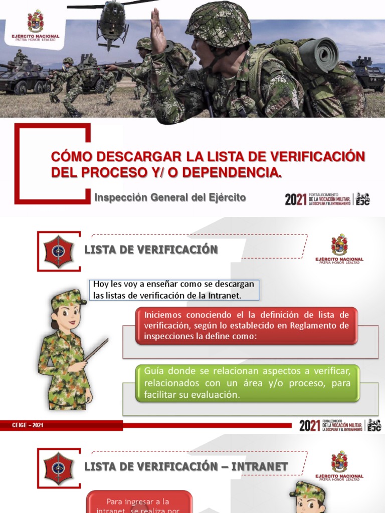 Descarga de Listas de Verificación CEIGE | PDF | Informática