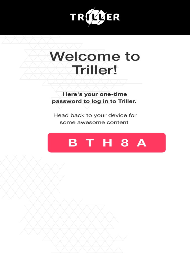 Triller - Welcome | PDF