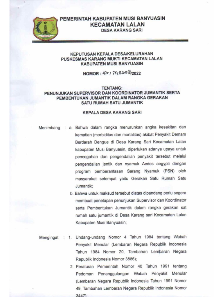 Desa Karang Sari | PDF