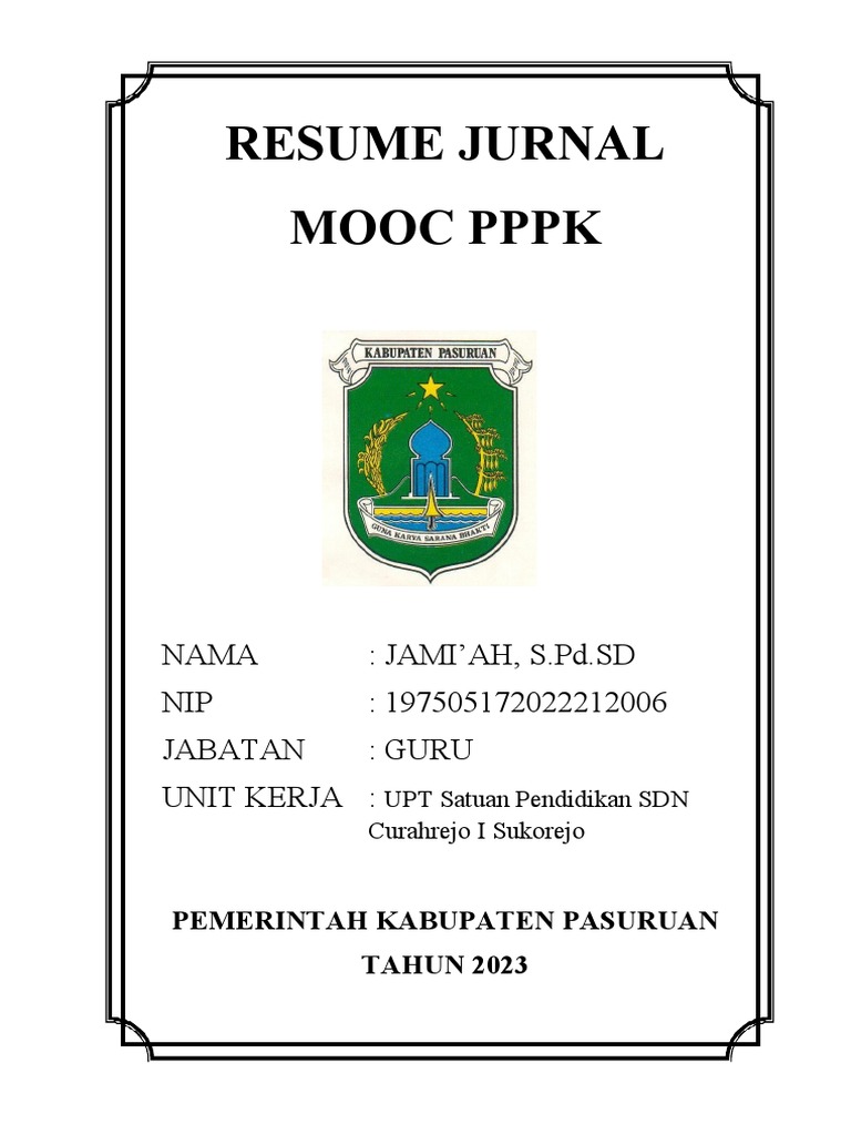 Resum MOOC B Jami'ah | PDF