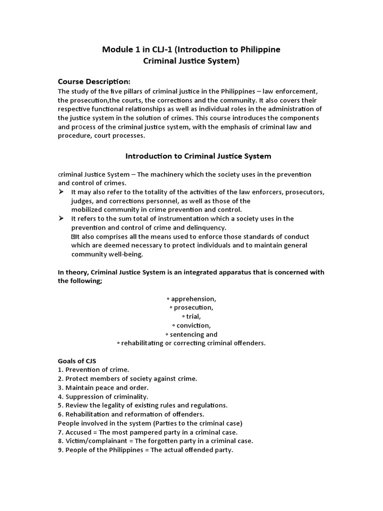 CLJ 1 | PDF | Search And Seizure | Arrest