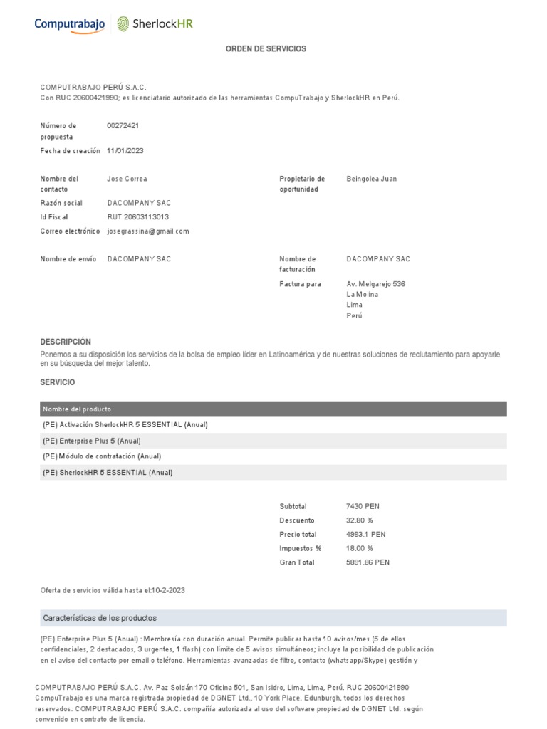 Propuesta Aprob - Desct Aprob | PDF | Perú