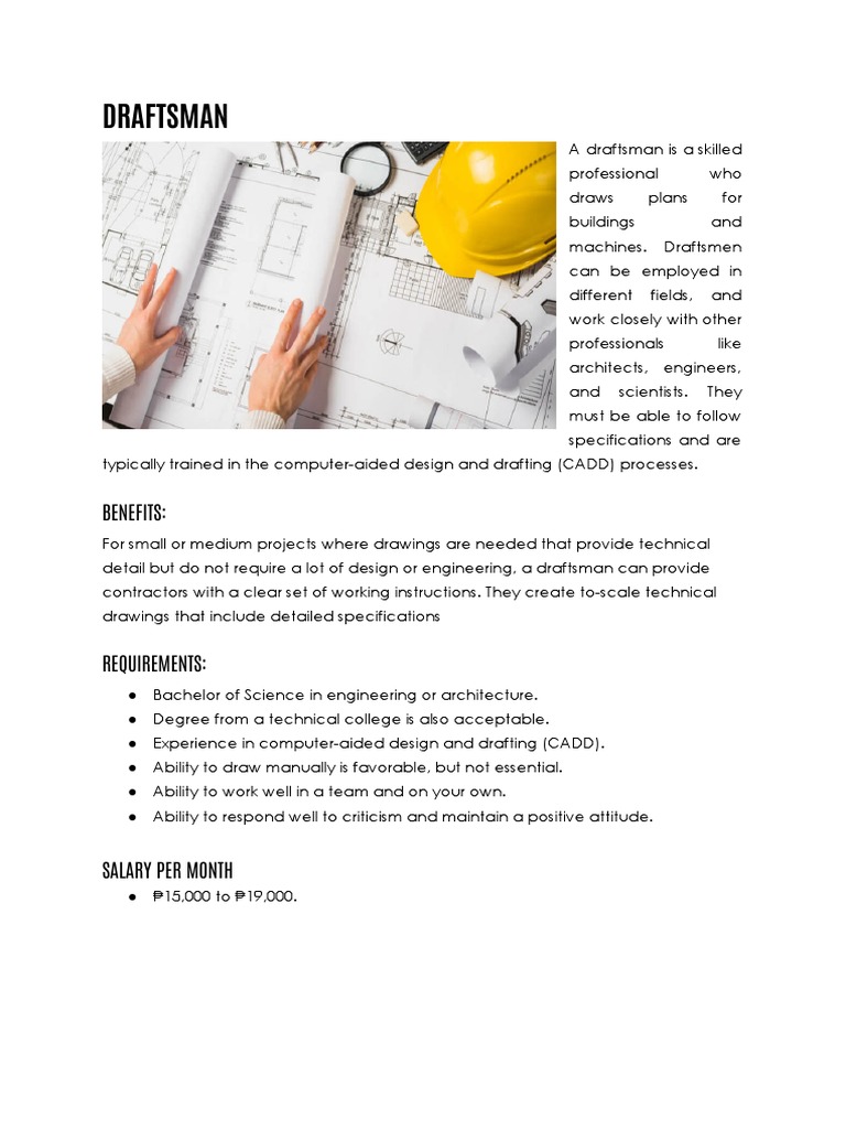 DRAFTSMAN | Download Free PDF | Computer Aided Design | Technical Drawing