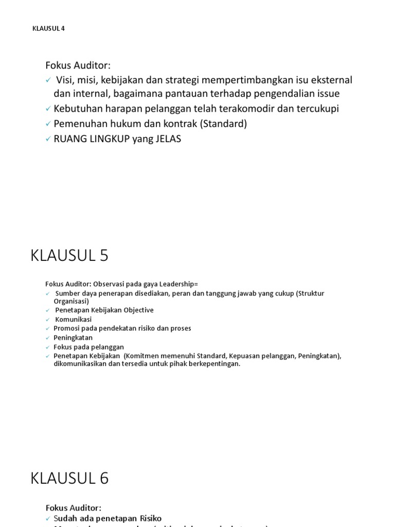 KLAUSUL 4-10 | PDF