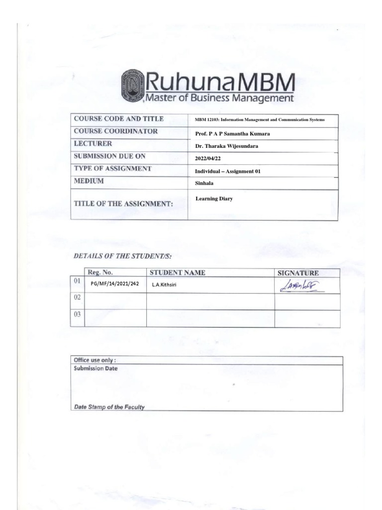 ICT Assignment | PDF