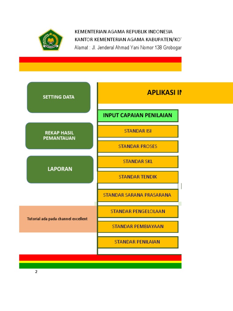 Aplikasi Instrumen Pemantauan 8 Standar Pendidikan | PDF