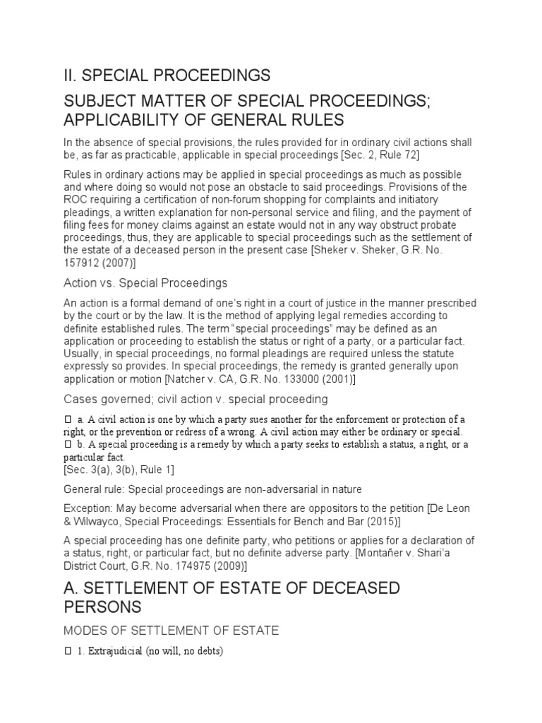 Spec Pro | PDF | Probate | Intestacy