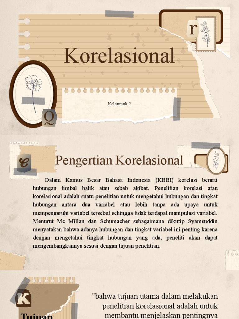 Kel.2 Metopen 1 Korelasional | PDF