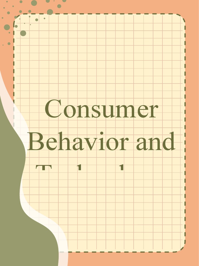 Consumer Behavior and Technology | PDF | Marketing | Advertising