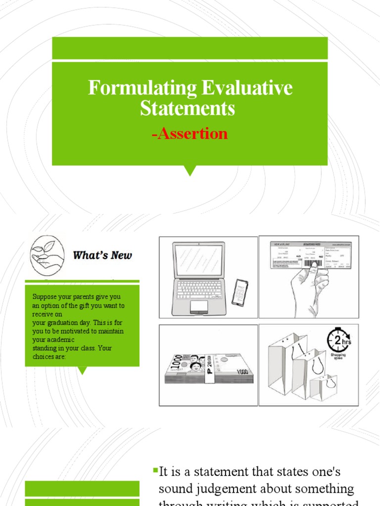 Assertions | PDF | Evaluation | Cognition