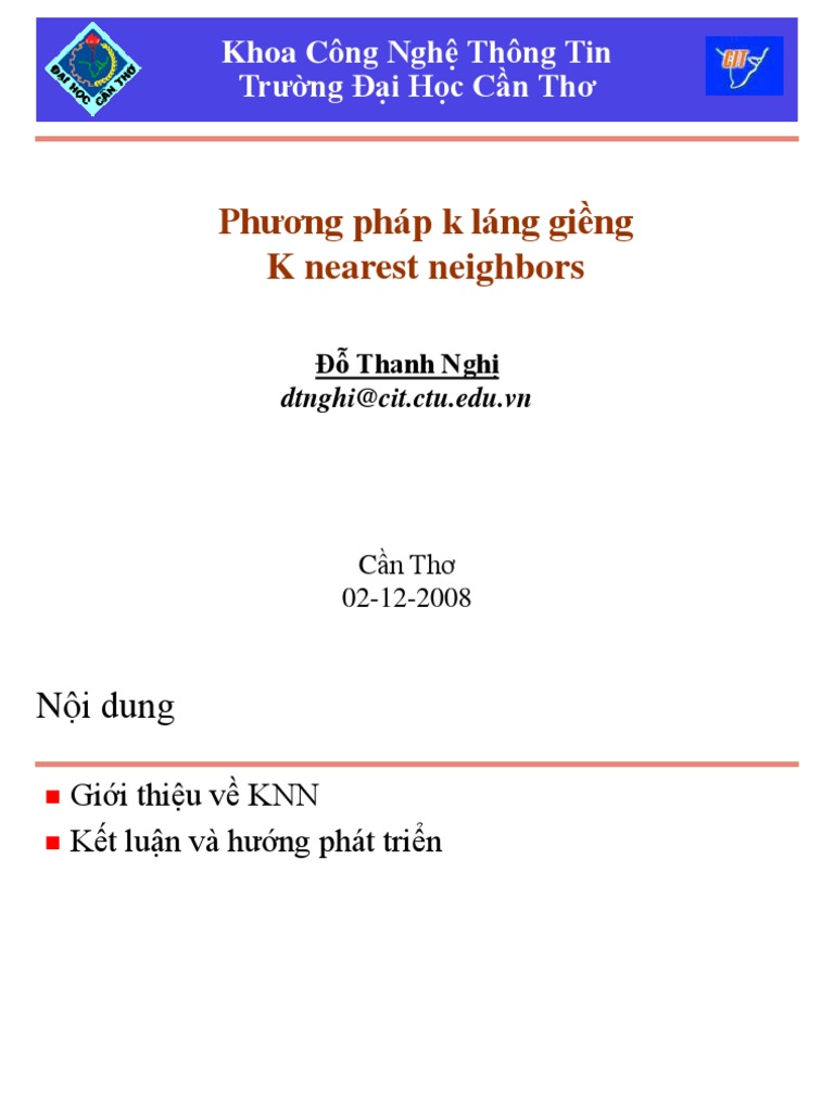 2 KNN | PDF