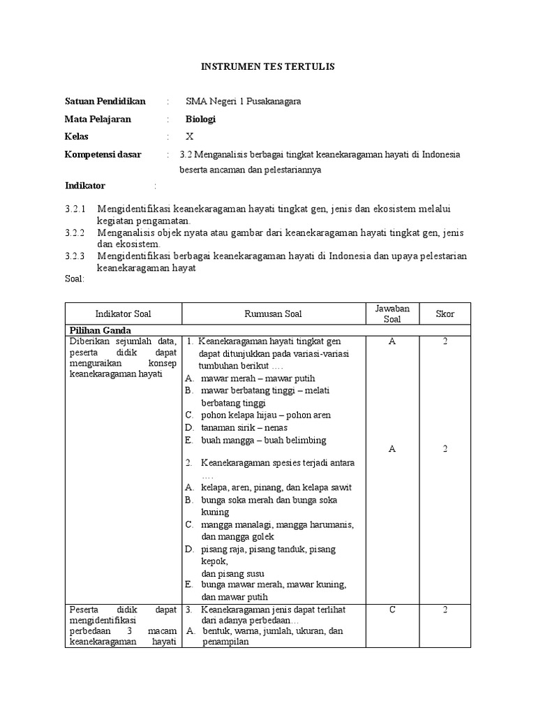 Variasi Tumbuhan dan Keanekaragaman Gen | PDF | Seni & Disiplin Bahasa ...