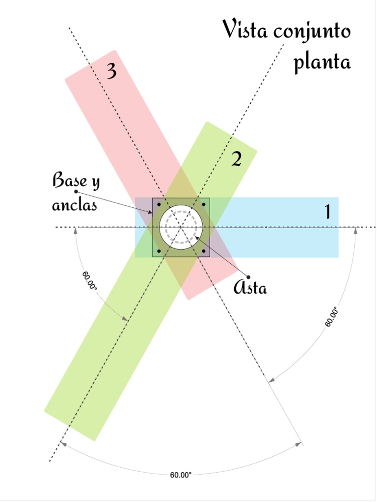 Diseño de Asta Bandera | PDF