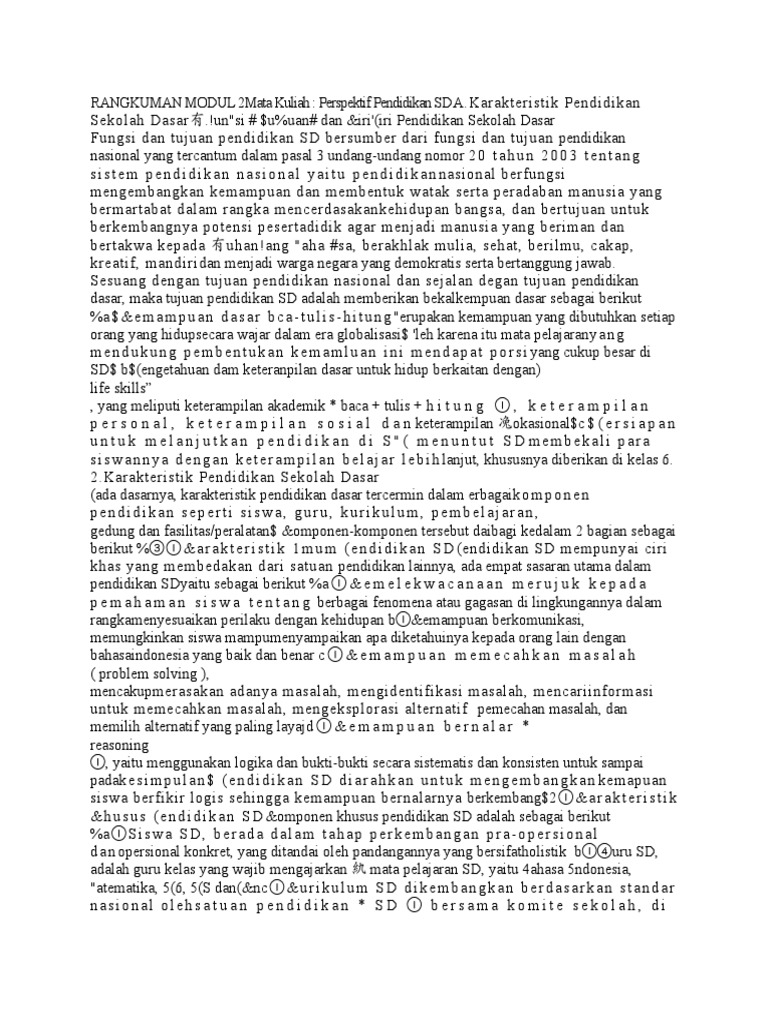 RANGKUMAN MODUL 2mata Kuliah | PDF