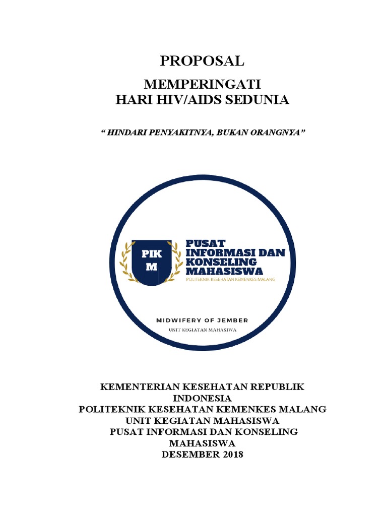 Proposal Pik-M Hari Hiv Sedunia | PDF