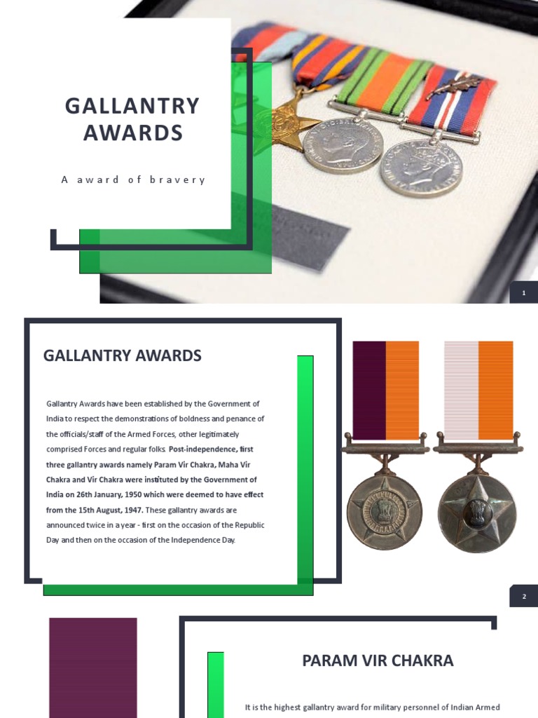 Gallantry Awards | PDF | Orders, Decorations, And Medals | Military