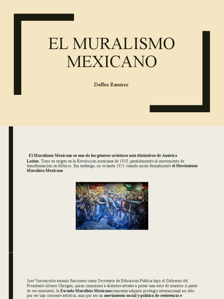El Muralismo Mexicano | PDF