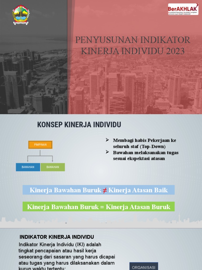 Sosialisasi IKI Perangkat Daerah | PDF
