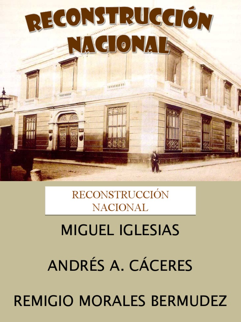 11 RECONSTRUCCIÓN NACIONAL Aula20 | PDF | Perú | América del Sur