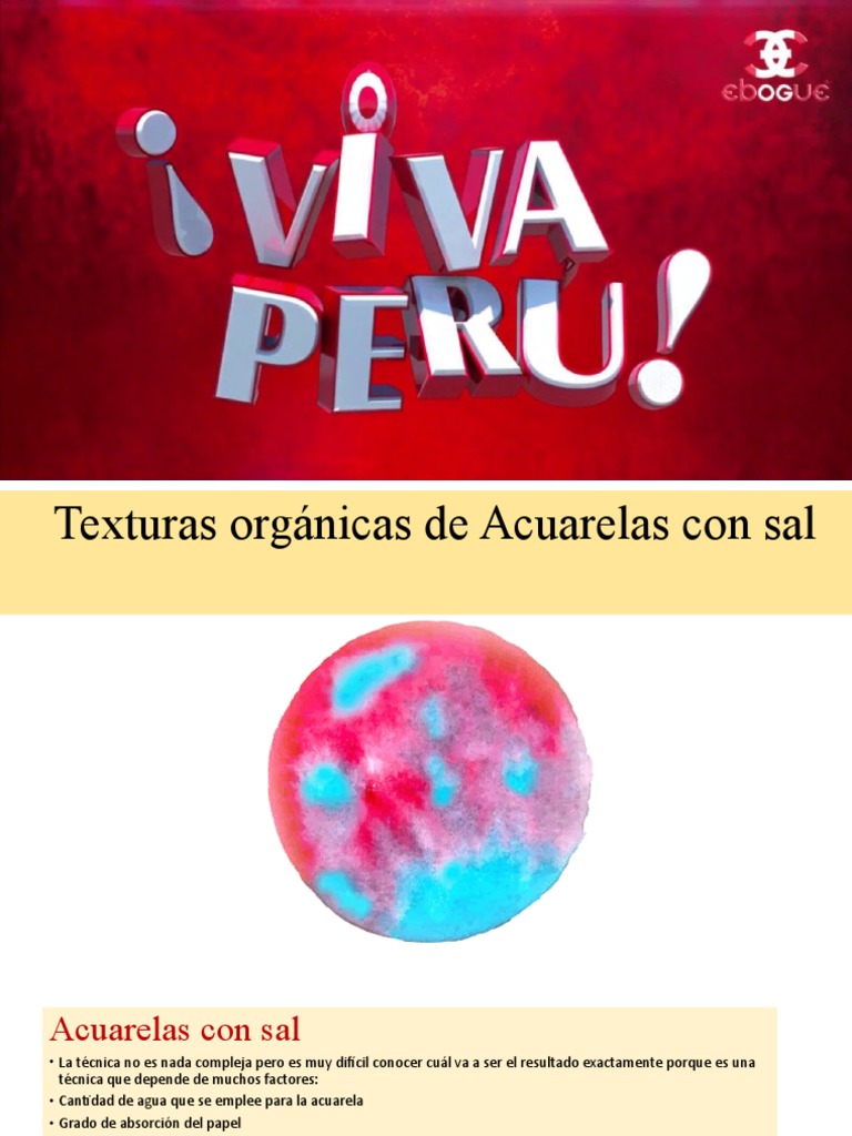 Técnicas de Acuarela con Sal: Guía Paso a Paso | PDF
